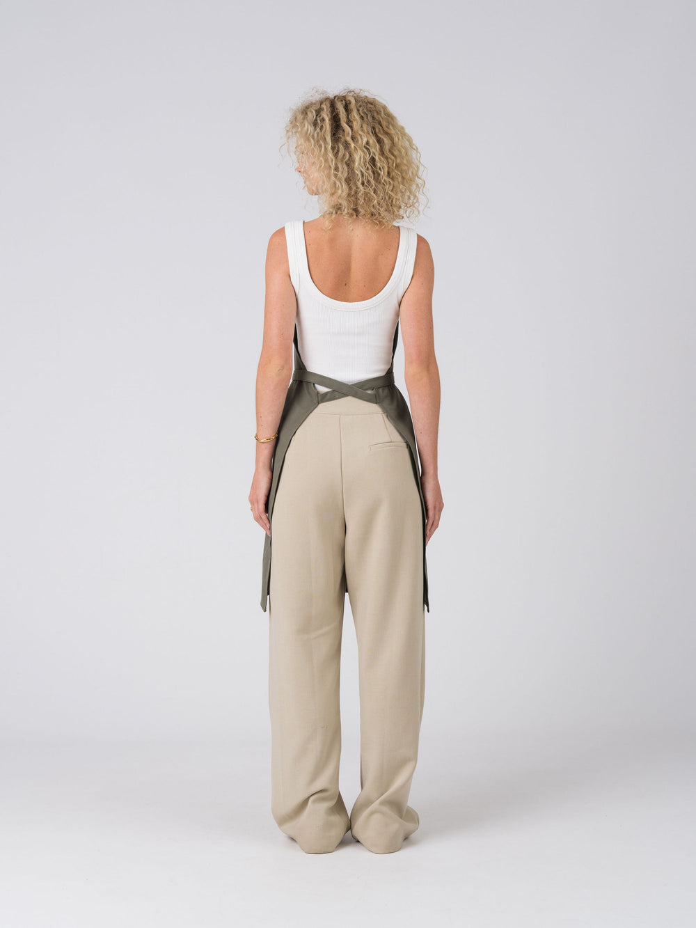 French Apron Olive Green – Tasteless Baker